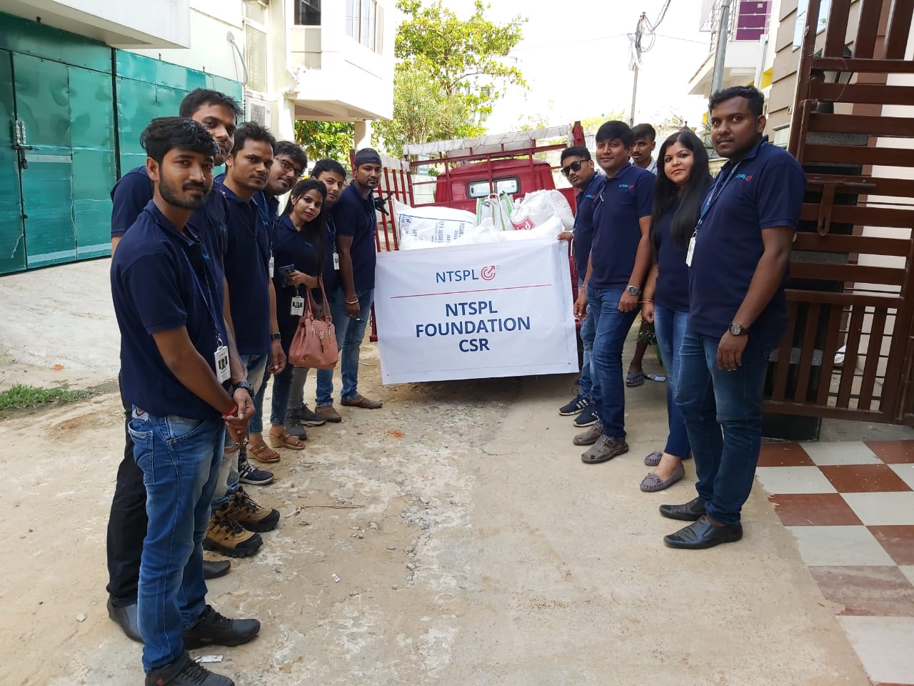 CSR Activity by NTSPL in Cyclone hit Puri District of Odisha.